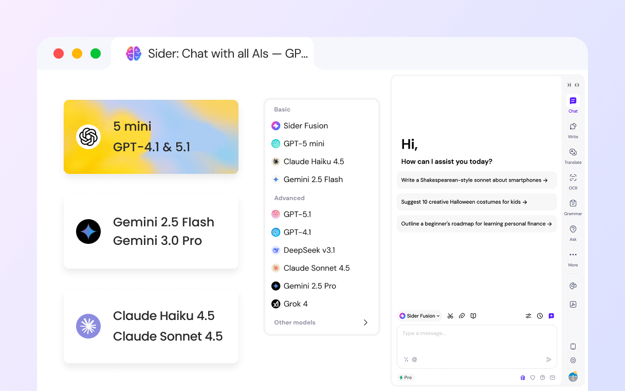 Sider, melhor extensão de navegador ChatGPT, oferece assistente de IA ...