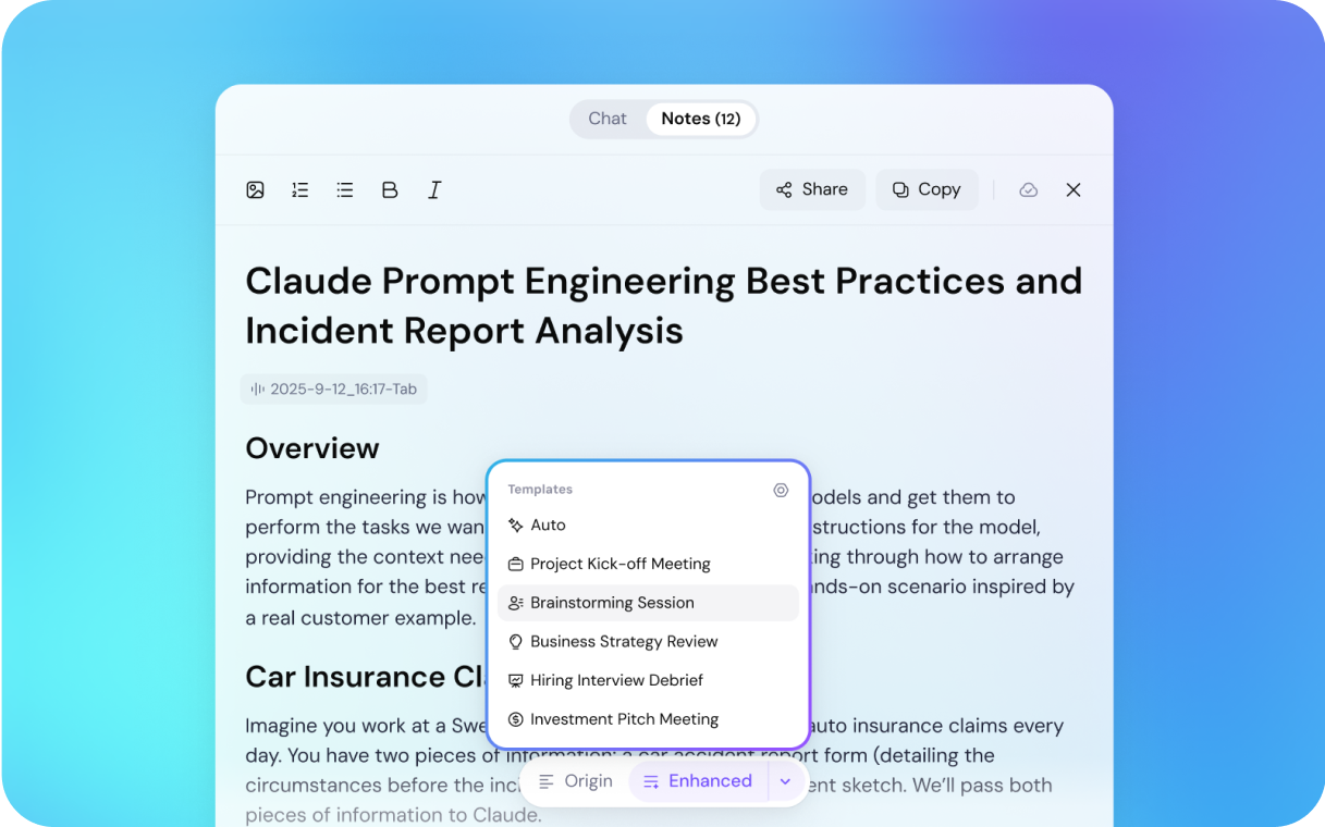 Sider REC Note — AI Note Taker for Meetings & Videos